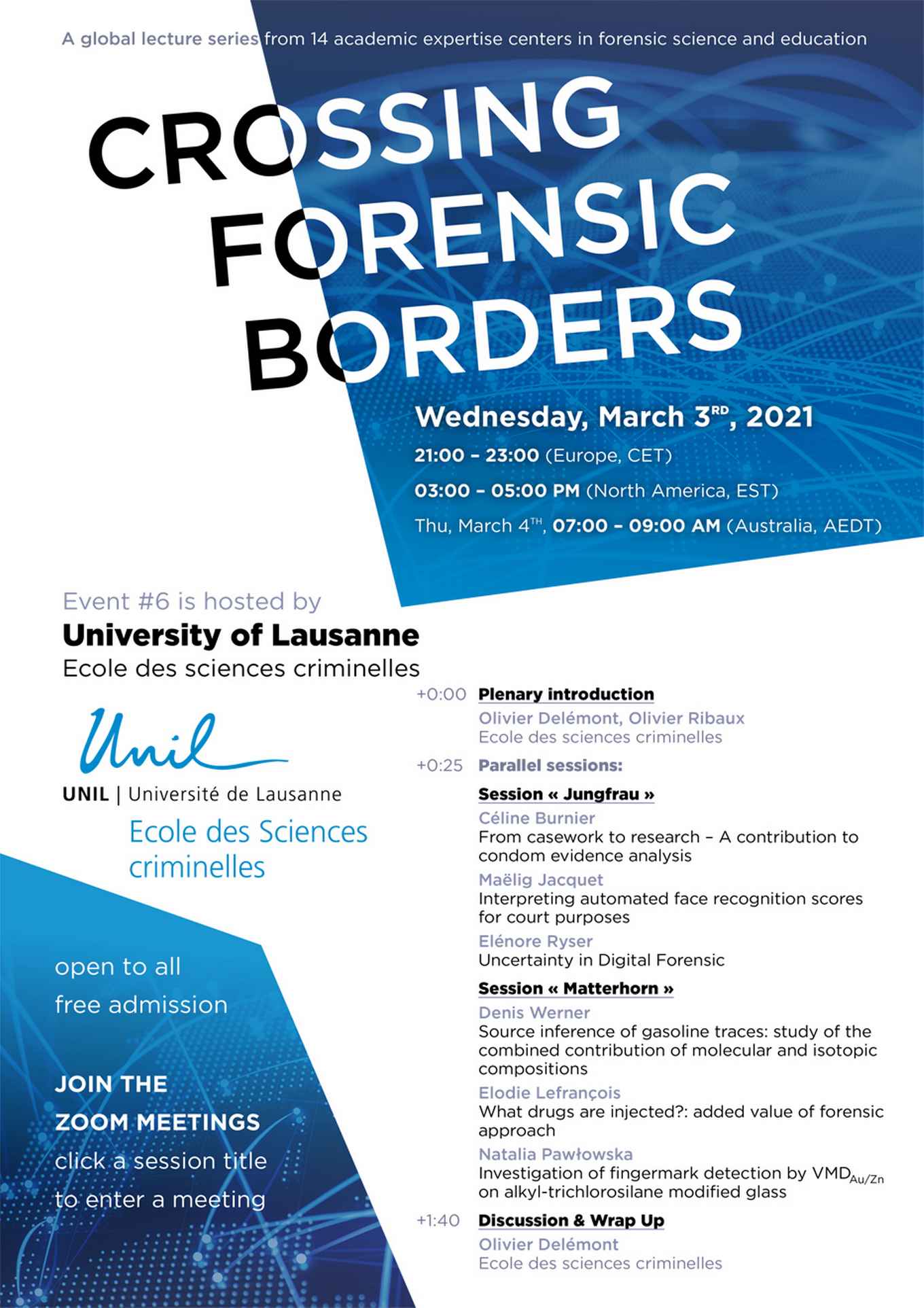 Event #6 ESC - Lausanne - Co van Ledden Hulsebosch Center